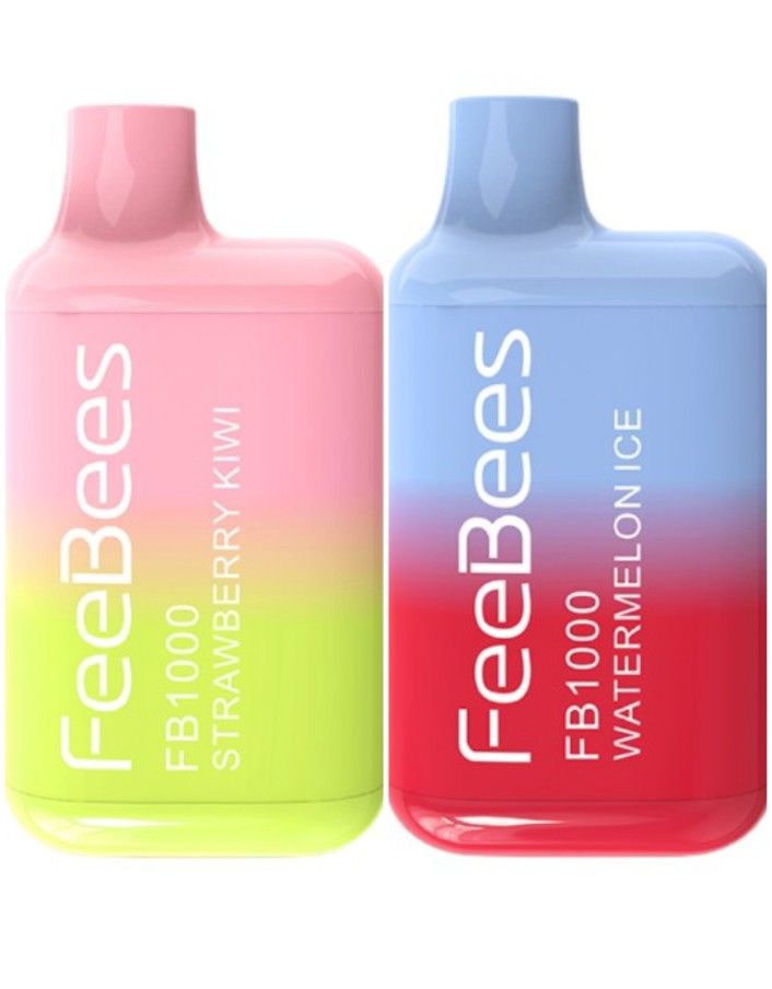 FeeBees-Strawberry Kiwi & Watermelon Ice -1000Puffs Vape Bar 30mg-2 ...