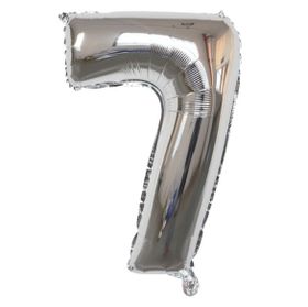 Silver Number 7 Helium Balloon - 106cm | Buy Online in South Africa ...