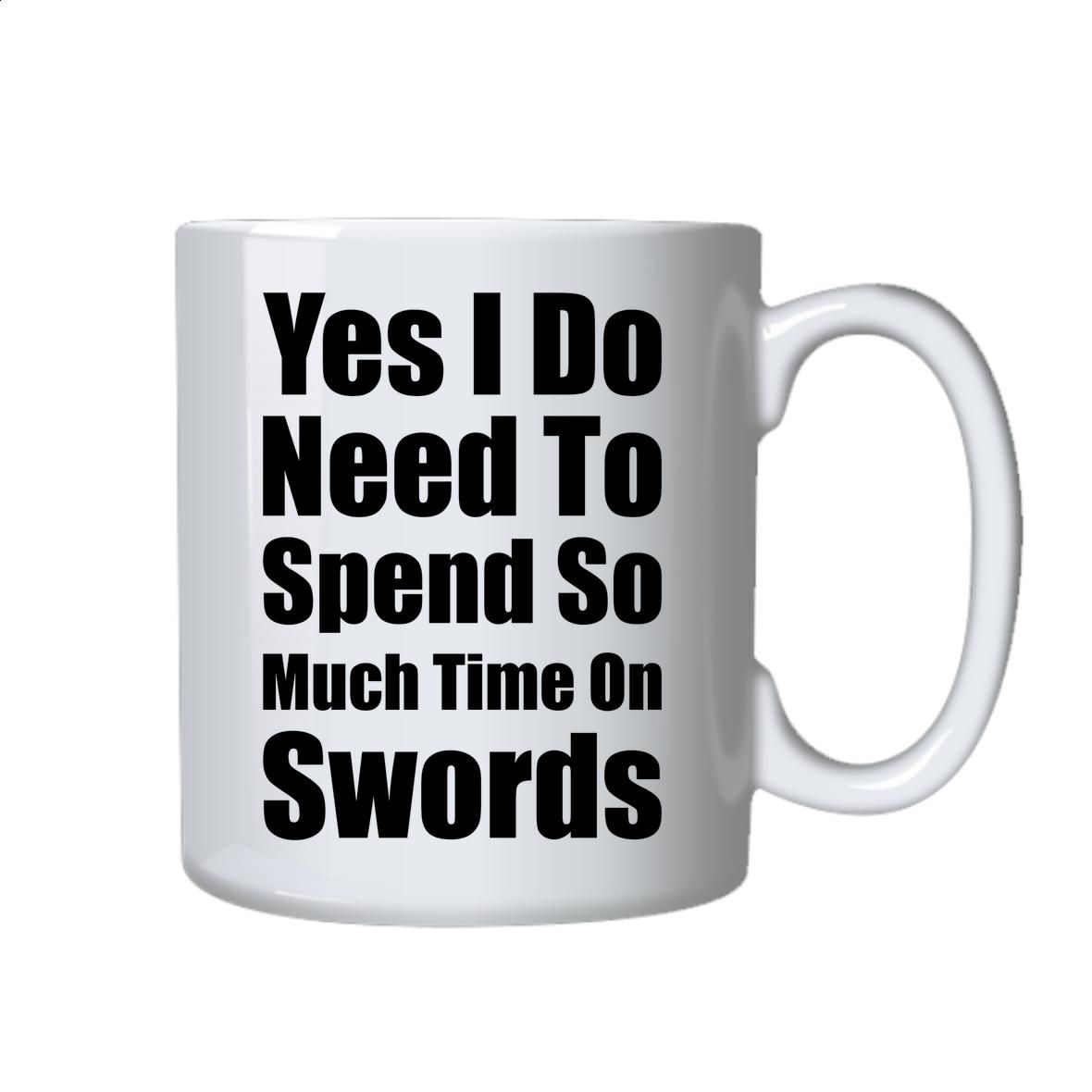 Swords Coffee Mug - Best Sword Funny Novelty Gift Idea | Shop Today ...
