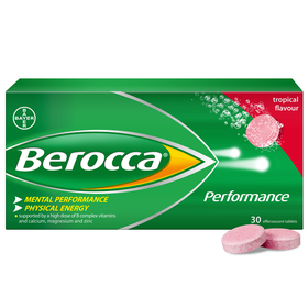 Berocca Performance Tropical Effervescent - 30 Tablets | Shop Today ...