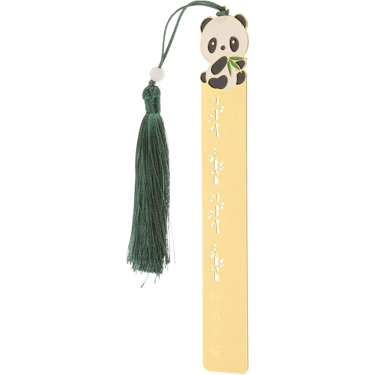 Brass Ruler Bookmark with Tassel Decorative Metal Book Marker for Women ...