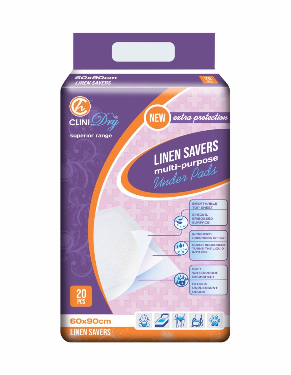 CliniHealth Linen Savers 60x90cm - 20s | Shop Today. Get it Tomorrow ...