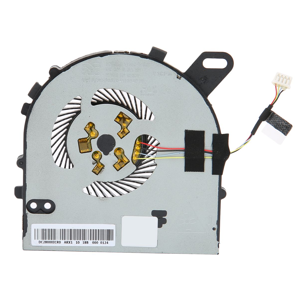 For Inspiron 15 Fan DC 5V 4Pin Power Connector CPU Cooling Fan for DELL ...