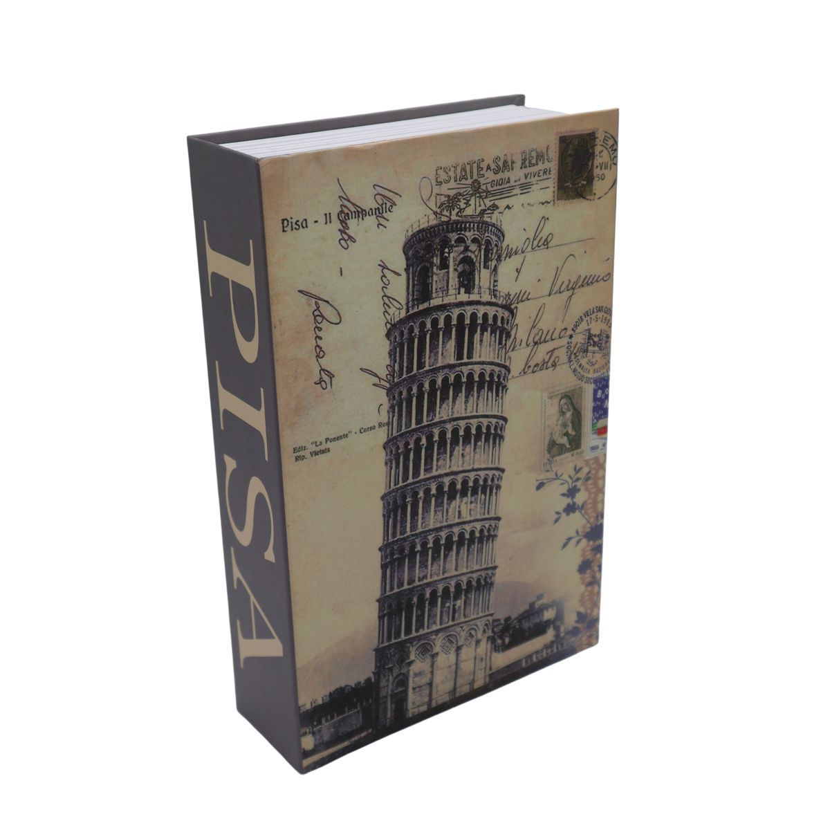Secure Large Hidden Book Safe - Leaning Tower of Pisa Design | Shop ...