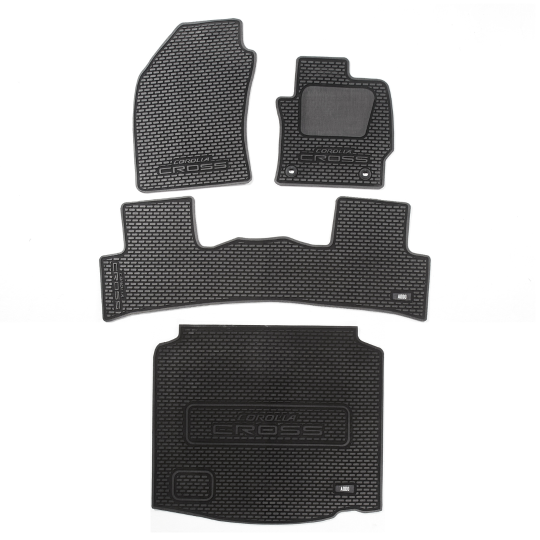 Toyota Corolla Cross - Full Set Rubber Mats Boot No Sides | Shop Today ...