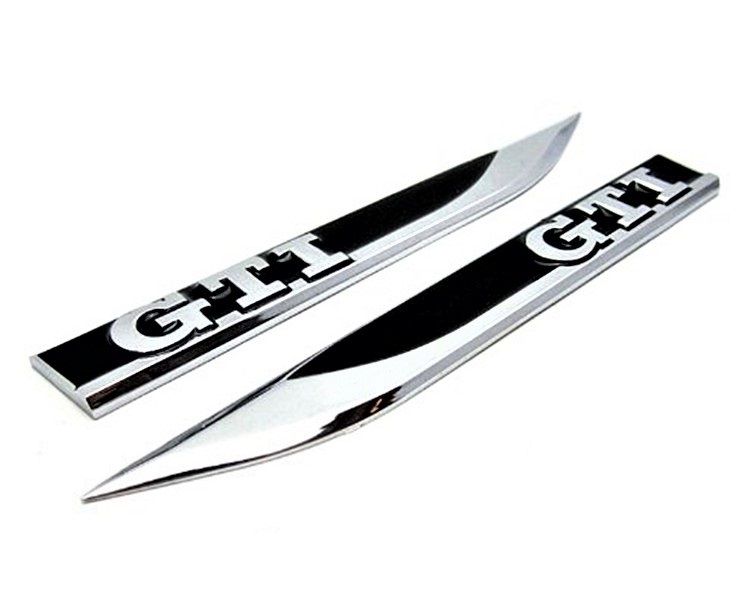VW GTI - Fender Side Badge - 14.5cm x 1.8cm - Pair | Shop Today. Get it ...