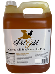 Pet Gold Omega Oil Supplement for Pets 5L | Shop Today. Get it Tomorrow ...