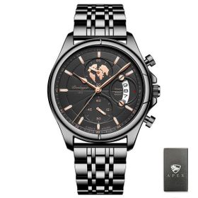 Apex Air Force - Stainless Steel Luxury Men's Watch (Black) | Shop ...