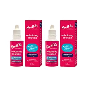 2 x Kuraflo 3% Hypertonic Nebulising Solution 50ml | Shop Today. Get it ...