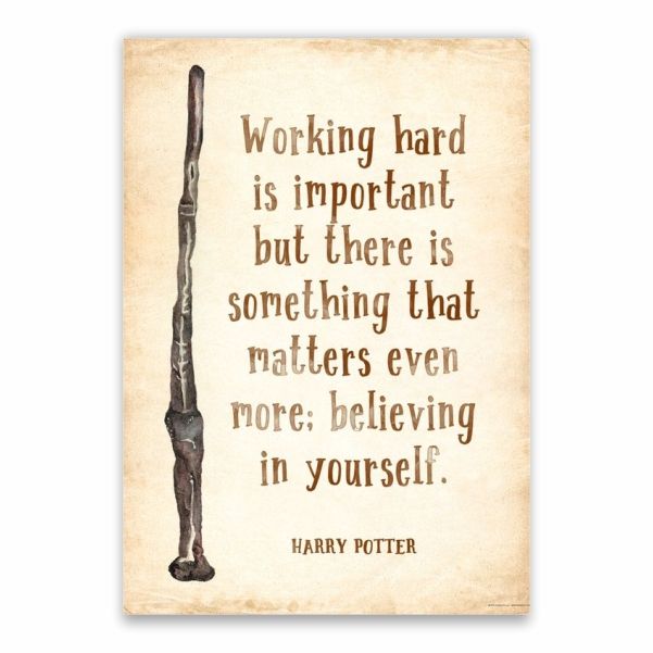 Harry Potter Quote Poster - A1 | Shop Today. Get it Tomorrow ...