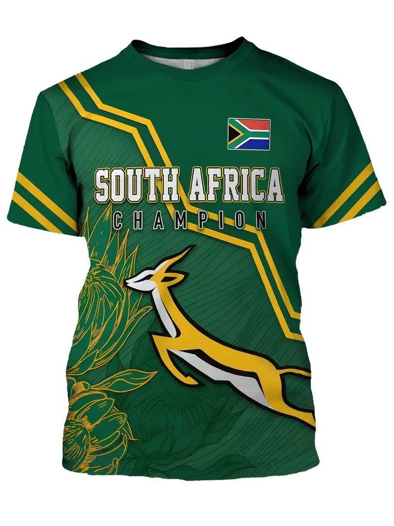 Kids South African Champion SA Antelope Protea Rugby Supporter Shirt ...