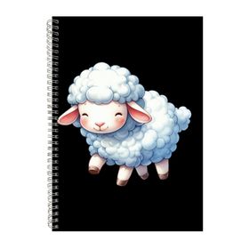 Sheep A4 Notebook Spiral Lined Trendy Notepad Farming Idea 342 | Shop ...