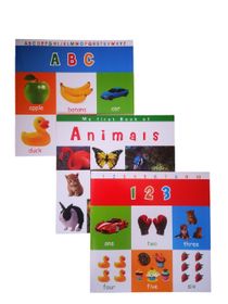 Set Of 3 Early Learning books - Alphabet. Counting To 10 & Animals ...