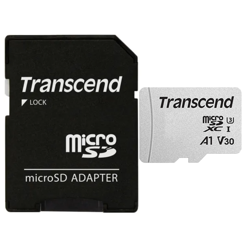 Transcend SD Cards - SD Card 64GB 300S Micro SD Card with SD Card ...