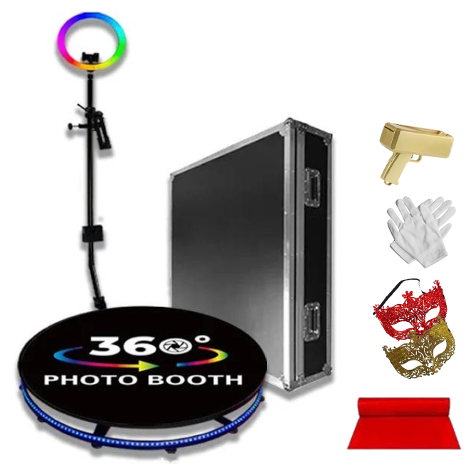 Slow Motion Rotating 360 Photo Booth 80cm with Flight Case & Props ...