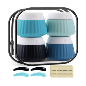 Silicone Travel Jar Set with Labels - 10 Piece Set | Shop Today. Get it ...
