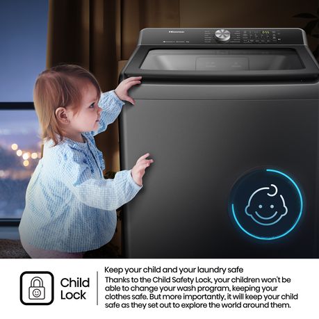 Hisense 18kg top loader washing machine store
