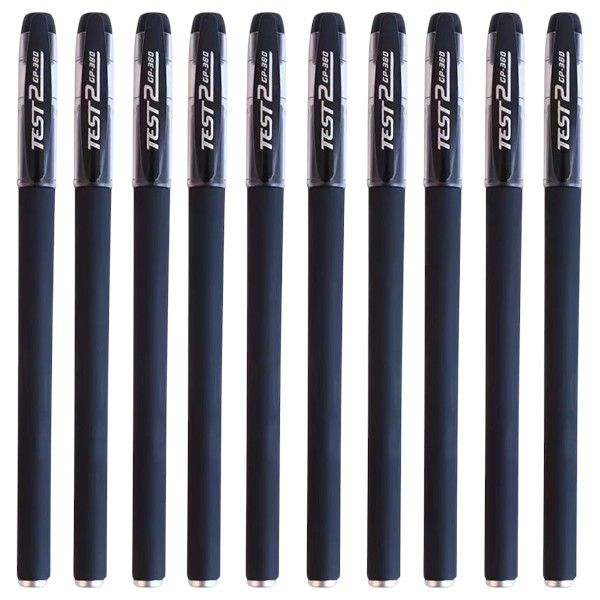 10 Piece - Smudge-Proof Gel Ink Pens With Convenient Pocket Clip ...