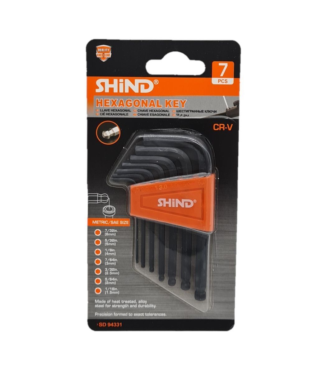 Hexagonal Allen Wrench Set Hex Key Set - 7 Piece | Shop Today. Get it ...