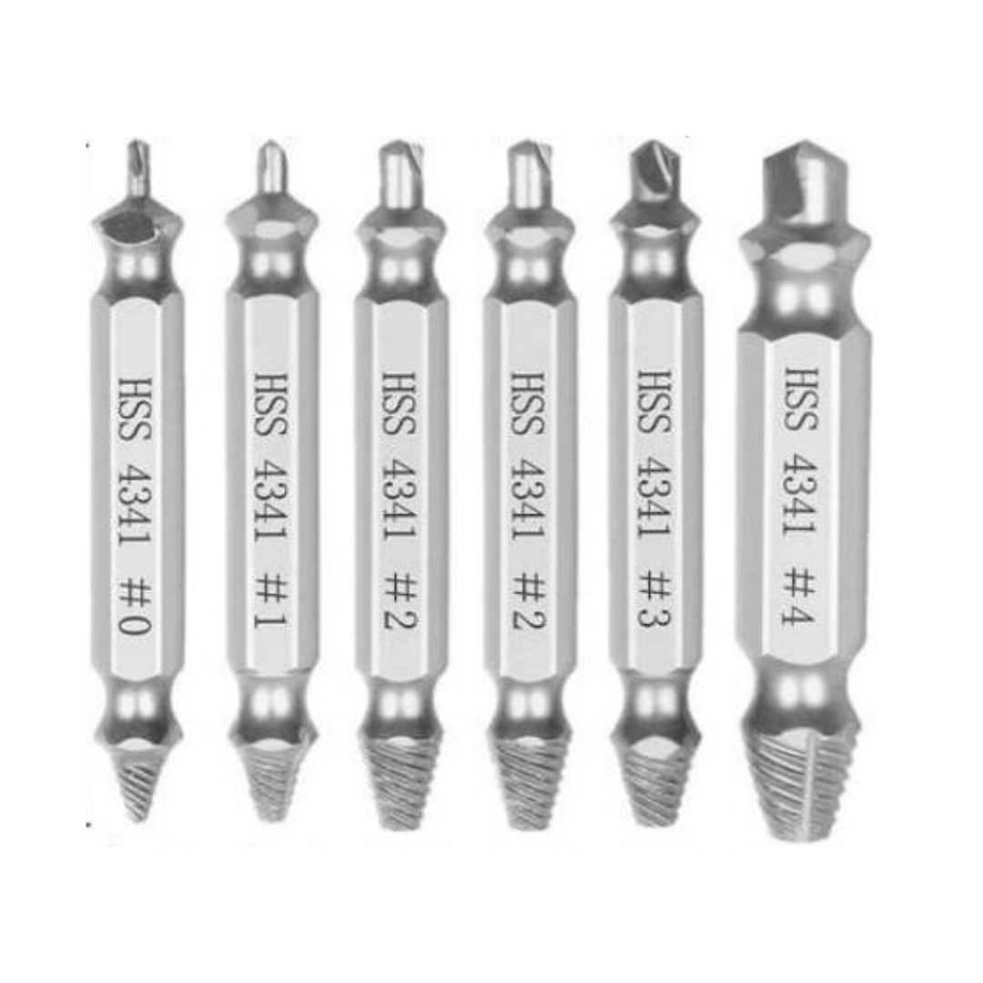 6Piece Stainless Steel Screw Extractor Set | Shop Today. Get it ...