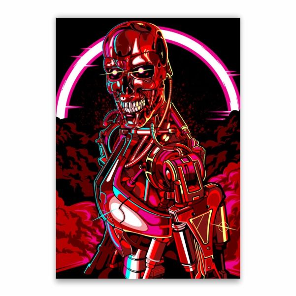 The Terminator Red Poster - A1 | Shop Today. Get it Tomorrow ...