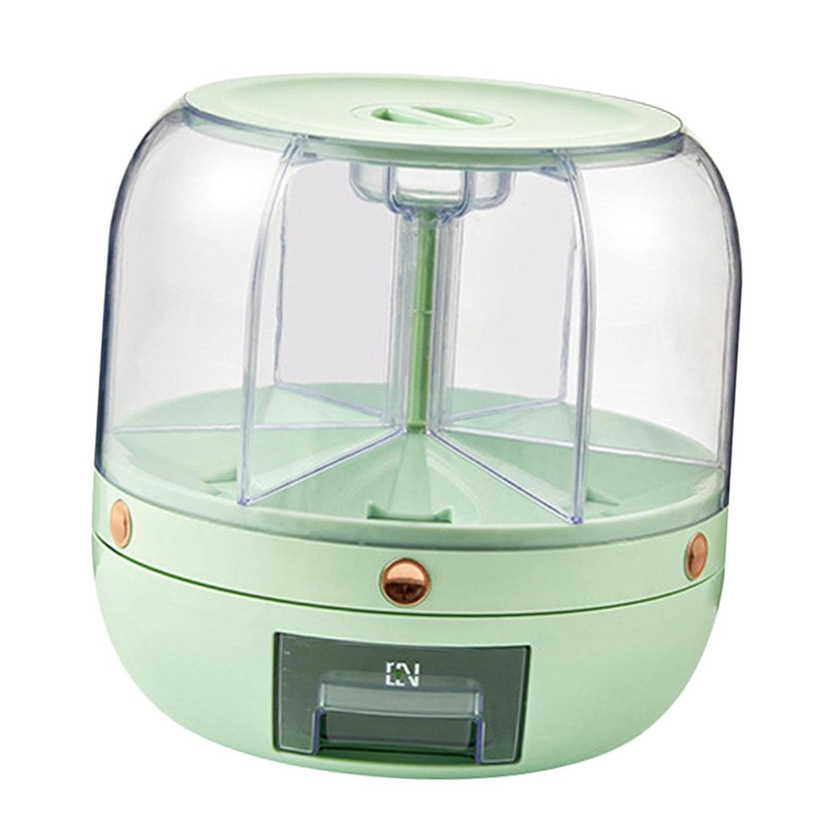 6-Grid Rotating Grain Dispenser - 360 Dry Food Storage Organizer | Shop ...