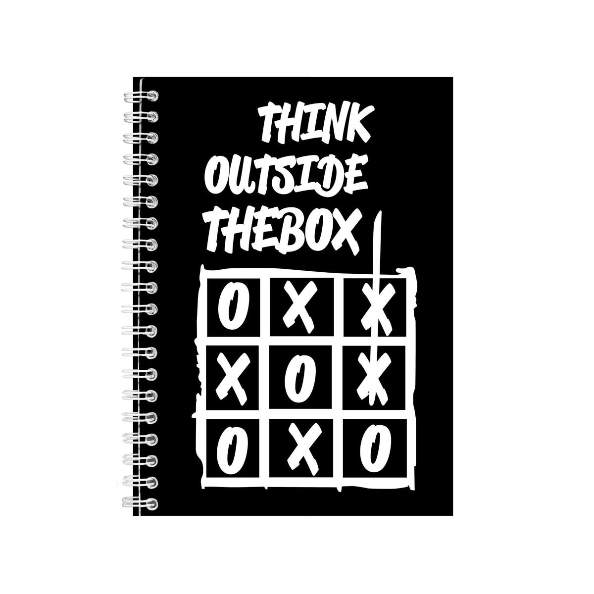 Think outside the box 2 Notebook Gift Idea Writing Book Notepad Pad 68 ...