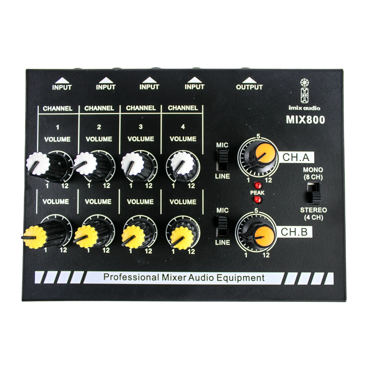 MIX800 8 Channel Analogue Line Mixer | Shop Today. Get it Tomorrow ...