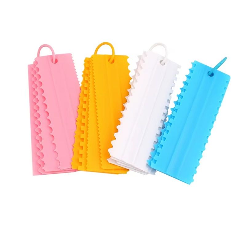Cream Scraper Irregular Teeth Edge Spatulas Cake Baking Scraper | Shop ...