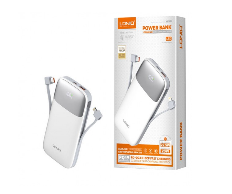LDNIO PQ19 10000mAh 22.5W Fast Charging Power Bank | Shop Today. Get it ...