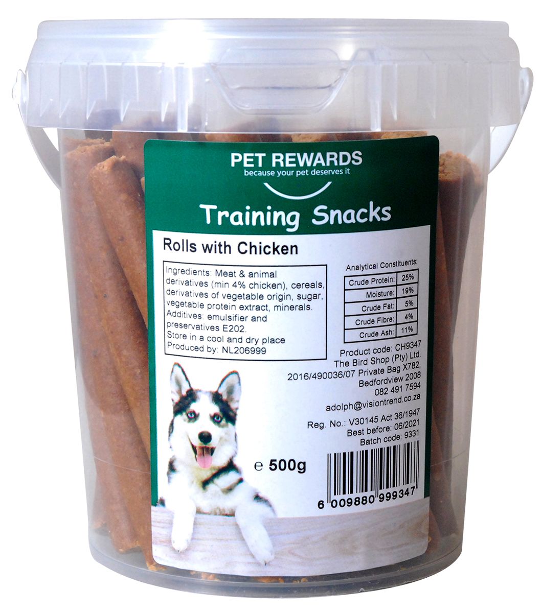 Dog Treats - Training Snacks - Rolls - Chicken Flavour - 500g | Shop ...