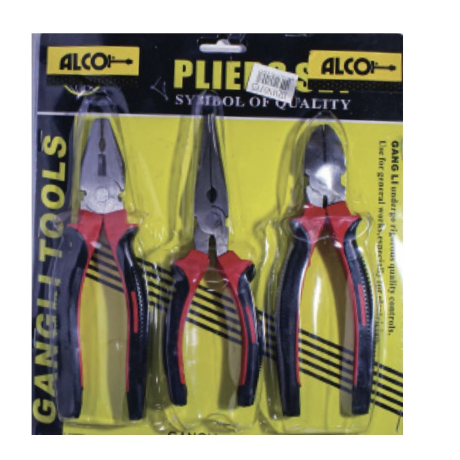 Alco Plier Set 3 piece | Shop Today. Get it Tomorrow! | takealot.com