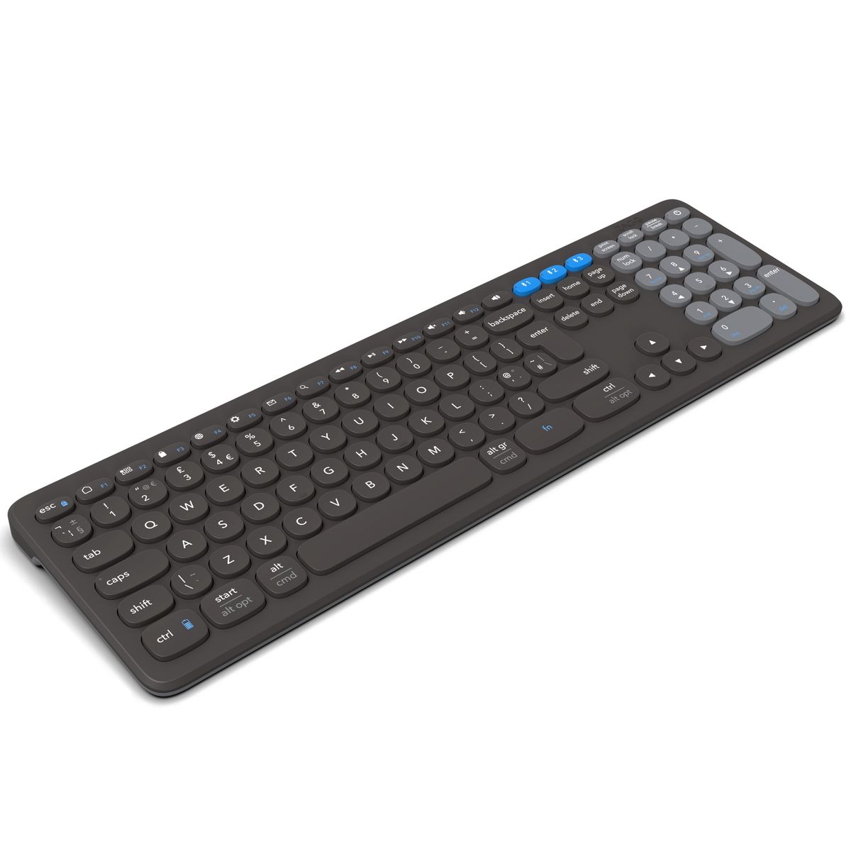 Zagg Pro Keyboard 17" - Full-Size Wireless Charging Desktop Keyboard ...