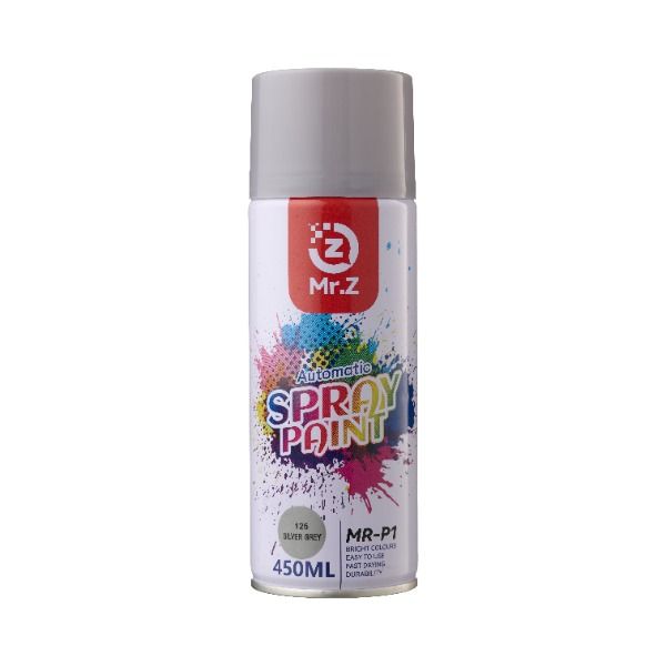 Mr. Z Automatic Silver Grey Spray Paint - 450ml | Shop Today. Get it ...