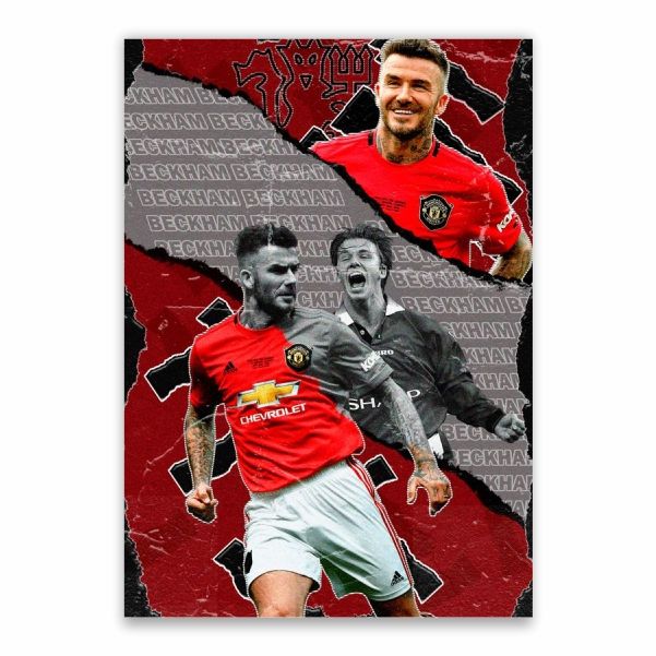 David Beckham Man United Poster - A1 | Shop Today. Get it Tomorrow ...