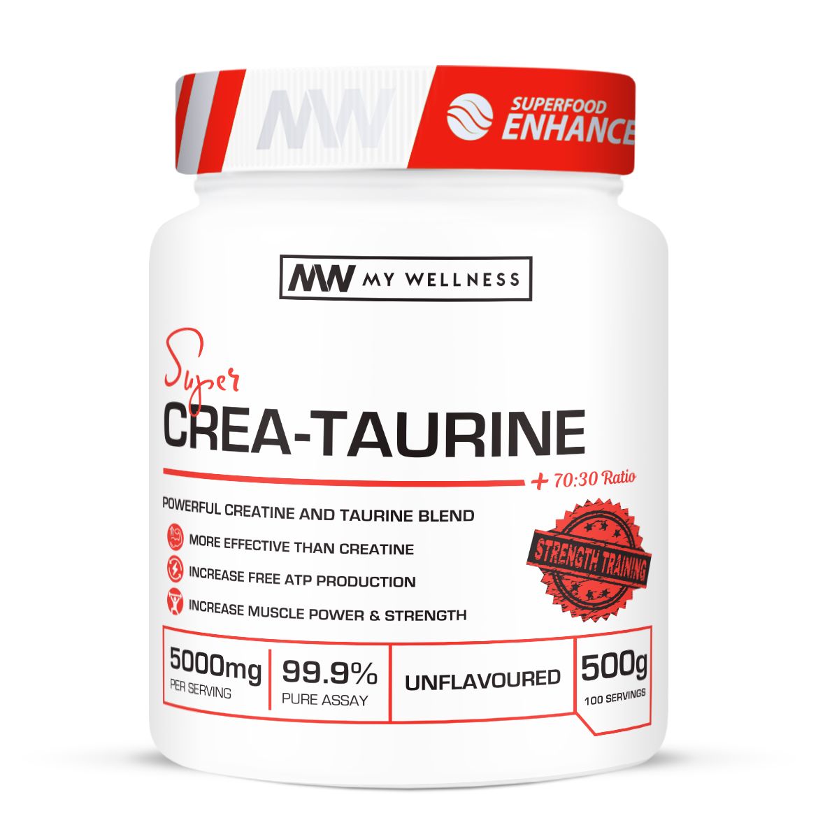 My Wellness Crea-Taurine 500g Unflavoured | Shop Today. Get it Tomorrow! | takealot.com