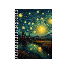 FIREFLY Starry Night Notebook Gift Idea Notepad Pad 110 | Shop Today ...