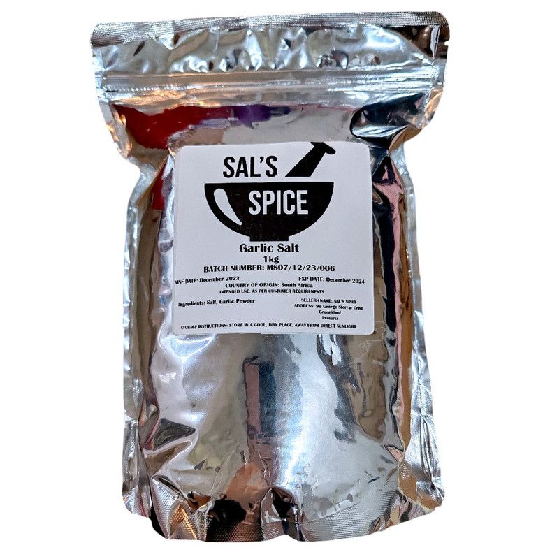 Sal's Spice Garlic Salt - 1kg | Shop Today. Get it Tomorrow! | takealot.com