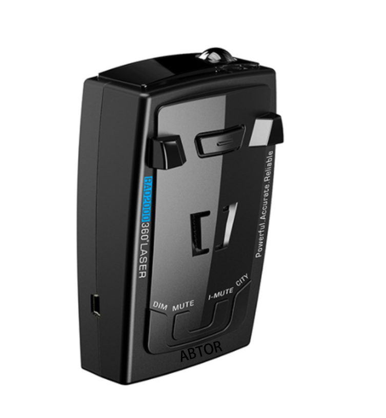 ABTOR Radar Detector, Detects New Radar And Speed Guns, LED Display ...