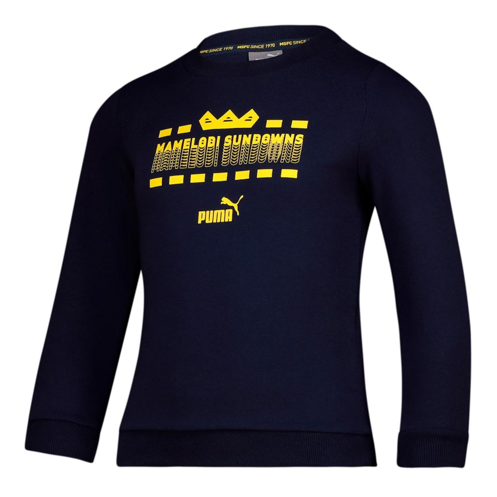 Puma Kids Mamelodi Sundowns F.C Ftbl Crown Graphic Crew Sweater - Blue ...