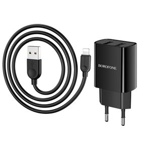 BOROFONE BA53A Wall Charger, Dual USB Port 2.1A for iphone | Shop Today ...