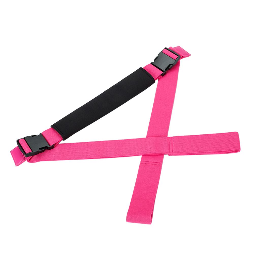 Flexibility Yoga Elastic Stretch Strap Belt for Exercise Fitness - Rose ...