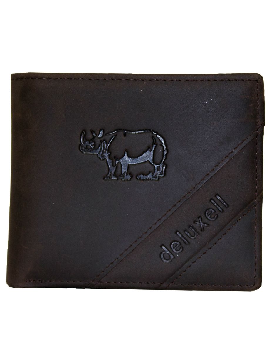 Deluxell GX-W320 Genuine Leather Rhino Embossed Wallet with Box | Shop ...