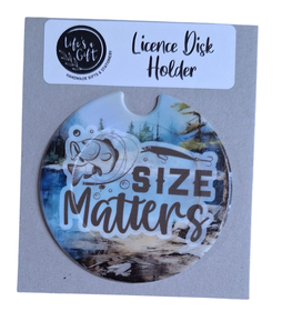 Licence Disk Holder - Size Matters with Fish | Shop Today. Get it ...