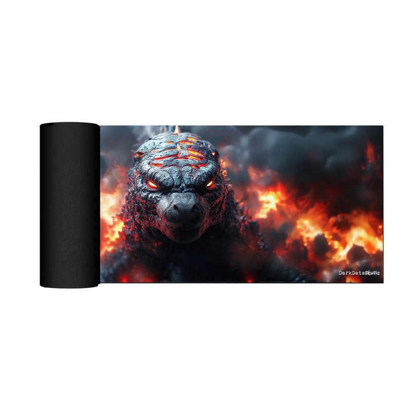Godzilla Fire Desk Pad by Wikus Schalkwyk | Shop Today. Get it Tomorrow ...
