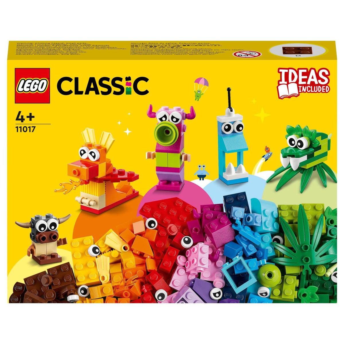 LEGO® Classic Creative Monsters 11017 Building Toy Set (140 Pieces ...
