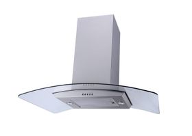 Falco 90CM ISLAND CURVED GLASS EXTRACTOR FAN | Shop Today. Get it ...