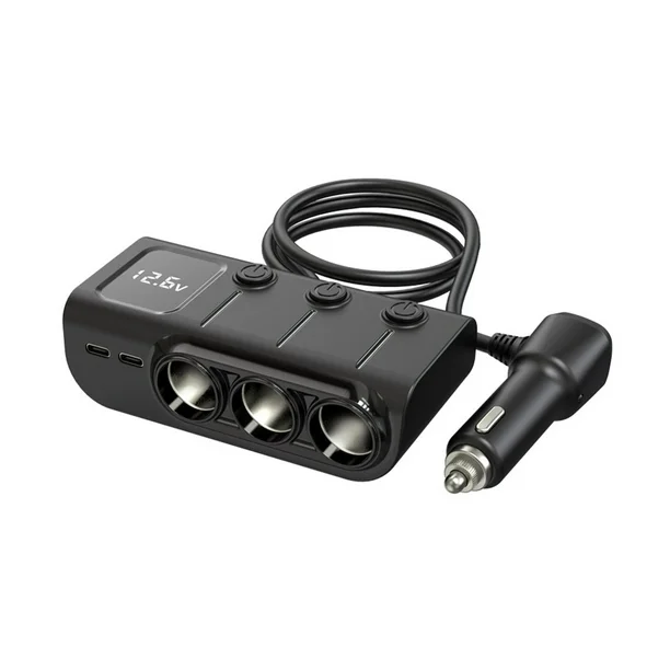 3in 1 Car PD Fast Charger Car Accessories GC01 CarPhone 120W Converter ...