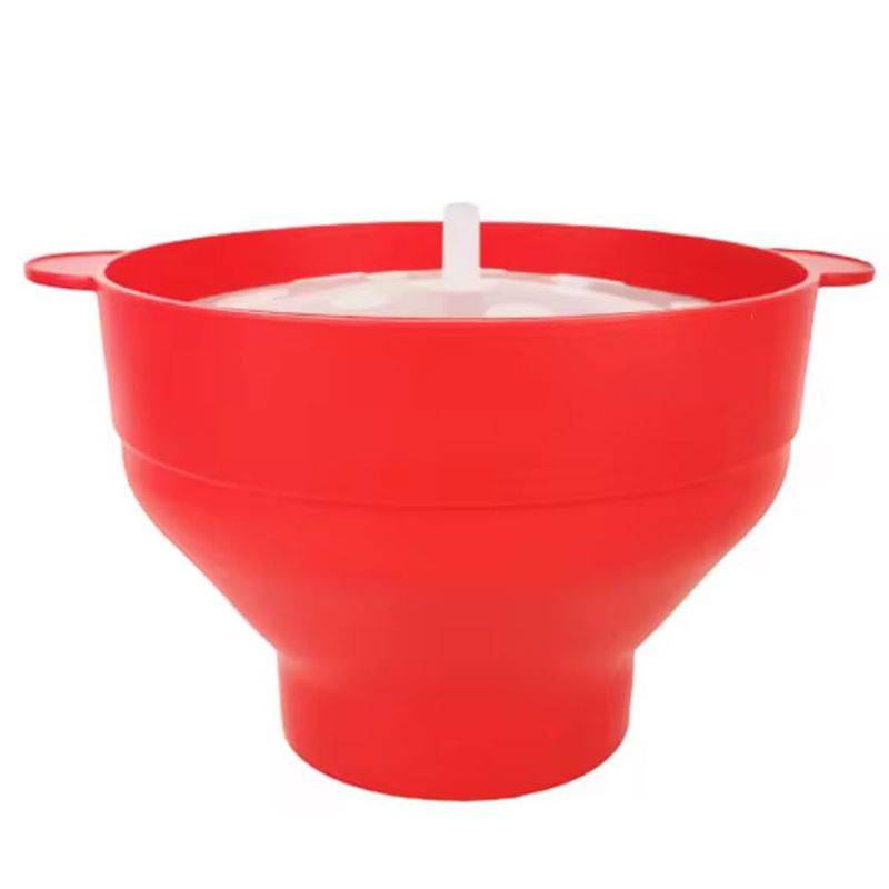 Microwave Popcorn Popper Bowl,Collapsible Silicone,Reusable Popcorn ...