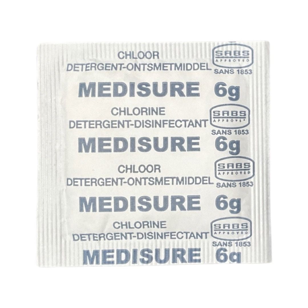 Medisure 6g - Chlorine Detergent-Disinfectant Tablets (100 sachets ...